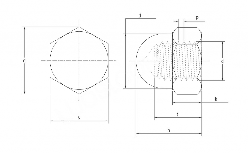 DIN1587 Hexagon Domed Cap Nuts Acorn Nut Supplier In China-Teng Qi