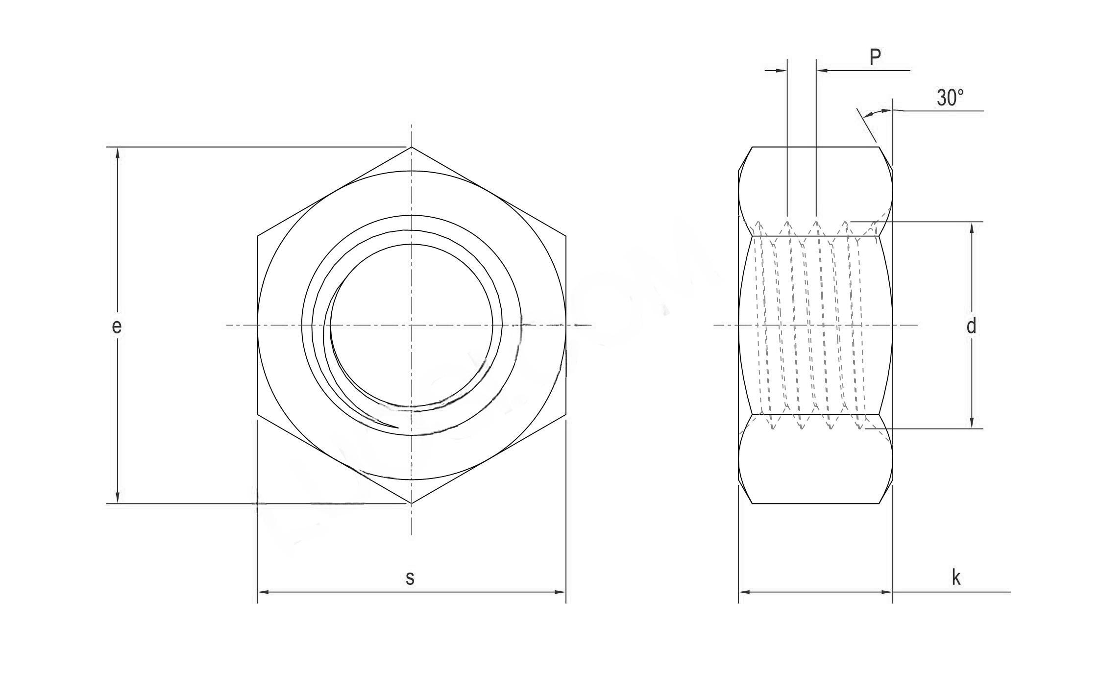AS/NZS 2451 Double Chamfer Hex nuts China Supplier Exporter-Teng Qi ...