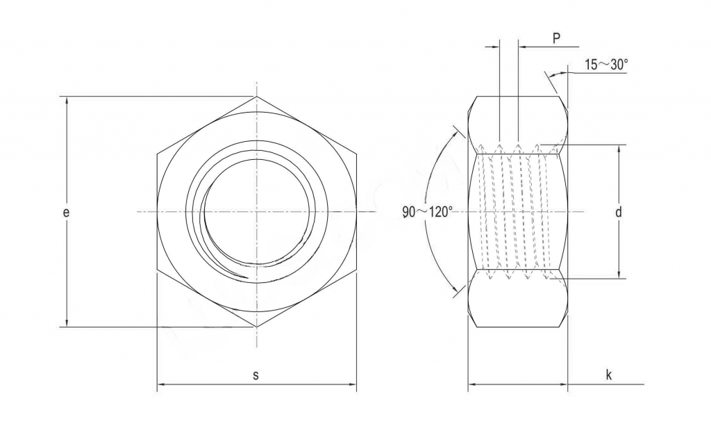 GOST 5915 M1.6-M48 Hex Nut China Supplier Exporter-Teng Qi Fasteners