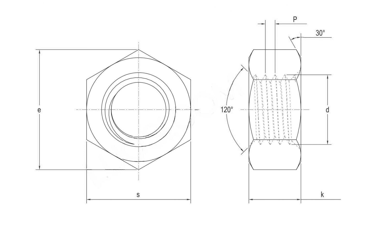 UNI5588 Style 1 M3-M60 Hex Nuts Manufacturer Supplier Factory In China