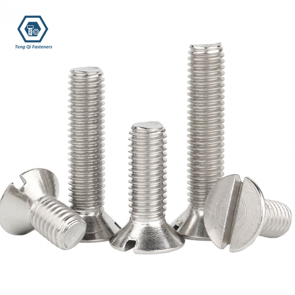 Stainless Steel Slotted Countersunk Head Screws China Supplier